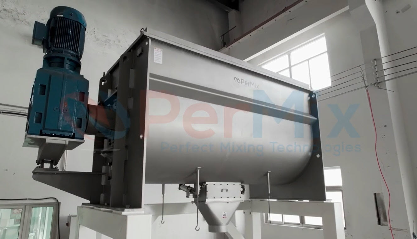 PerMix Ribbon Mixer PRB-8000 for Polymer Pellet Mixing - TH version ...